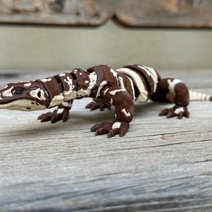 3D Printed Articulated Asian Water Monitor Lizard - Etsy