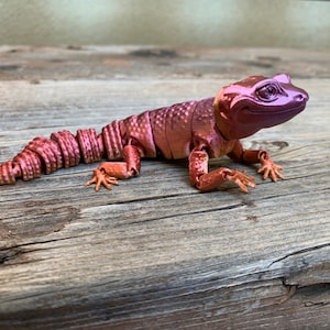 3D Printed Articulated Leopard Gecko - Etsy