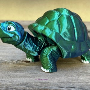 3D Printed Articulated Tortoise With Retractable Head and Limbs W ...