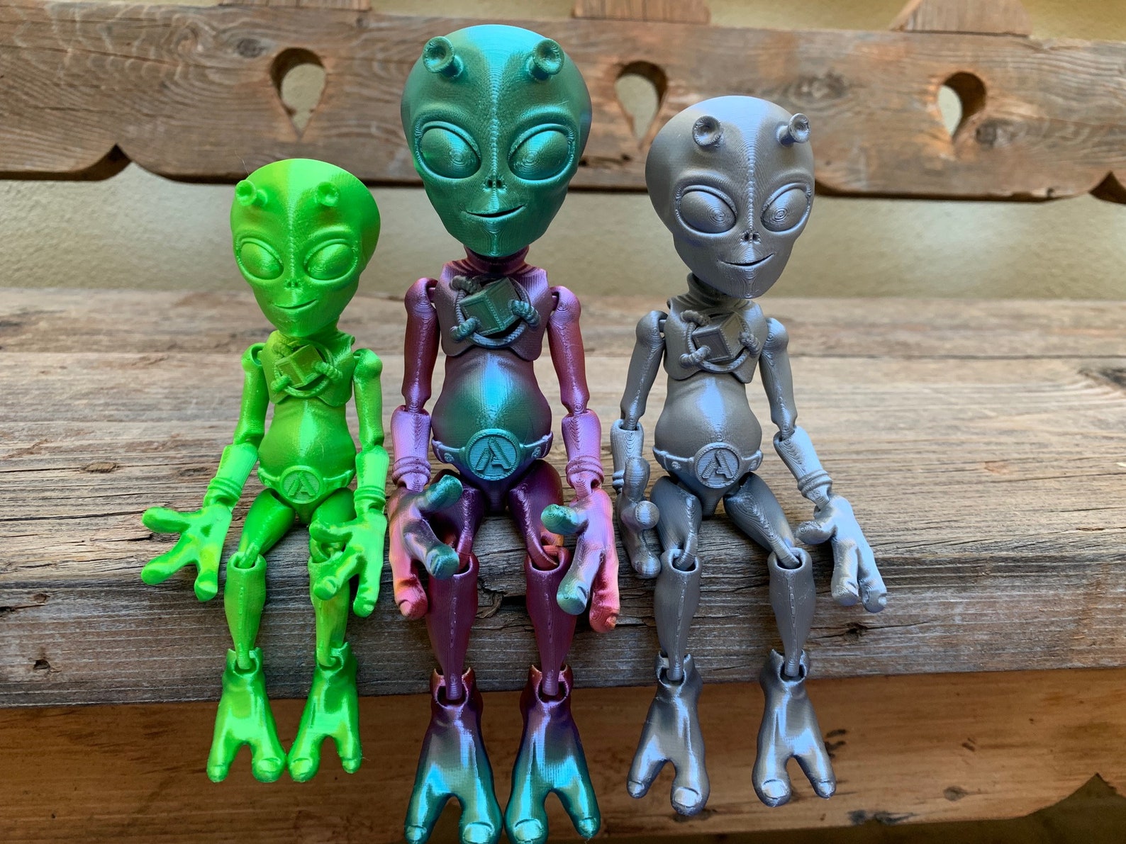 Flexi Alien 3D Printed - Etsy
