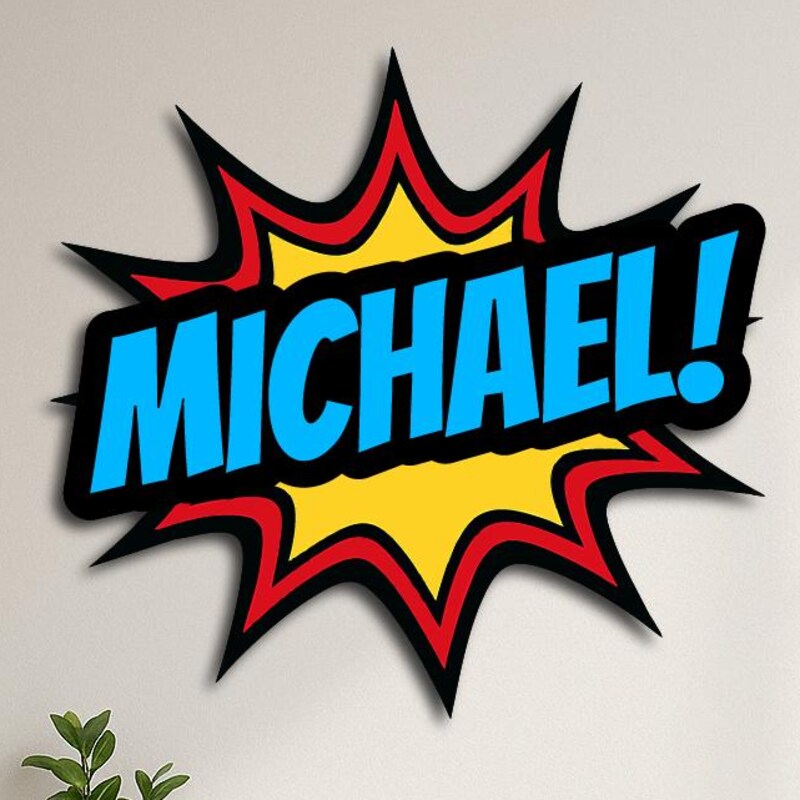 Neon Sign Comic Book - Etsy