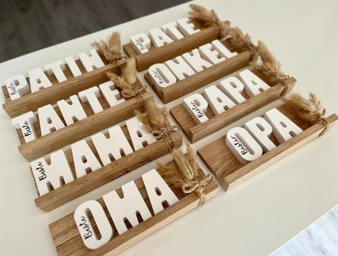 Beste Oma /Opa /Mama /Papa /Tante /Onkel /Pate /Patin Muttertag, Vatertag - Etsy.de