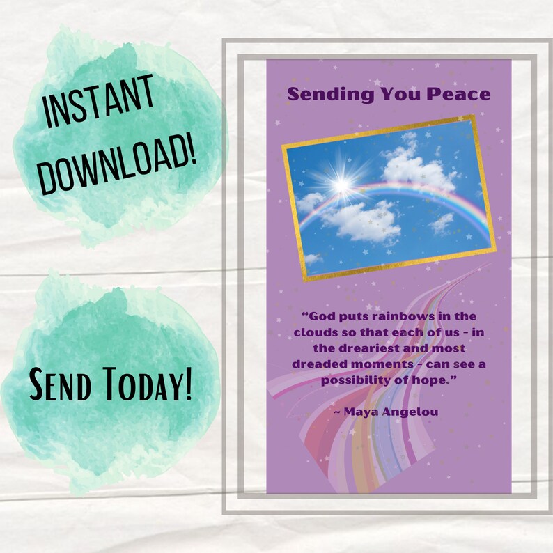 Electronic Sympathy Card, Digital Card, SMS Text Phone Greeting Card, E ...