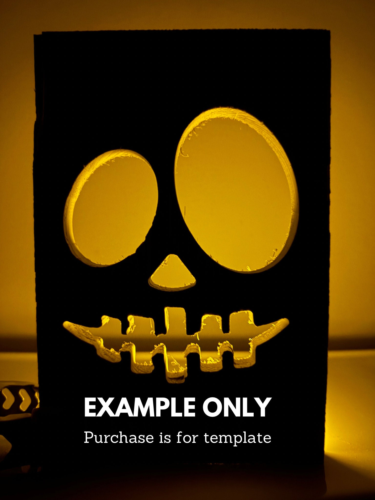 Ghoul Jack-o-lantern Face Set Templates (3 Pack) - Etsy