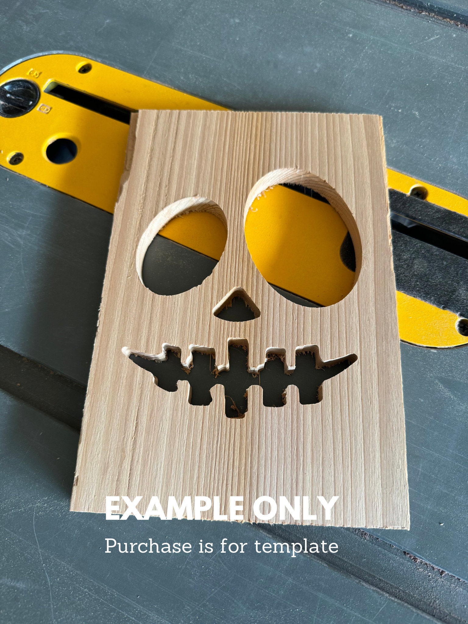 Ghoul Jack-o-lantern Face Set Templates (3 Pack) - Etsy