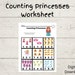 Homeschool Printables | Princess Themed | Counting to 15 | Task Box ...