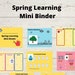 Learning Binder | Spring Learning Busy Binder | Preschool Learning ...