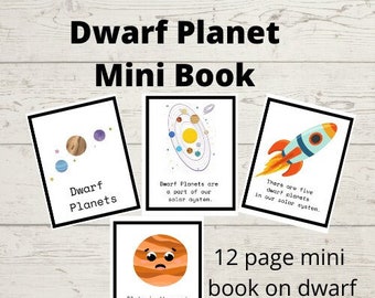 Homeschool Printables Dwarf Planets Reader Non Fiction - Etsy