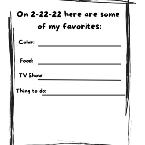 Learning Printable | Twosday Time Capsule | 2-22-22 | Homeschool ...