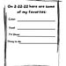 Learning Printable Twosday Time Capsule 2-22-22 Homeschool Printable ...
