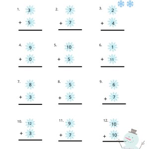 Learning Printable | Snow Day Learning| Homeschool Printable | 1st ...