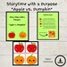 Apple Vs. Pumpkin | Homeschool Printable | Circle Time |story Activity ...