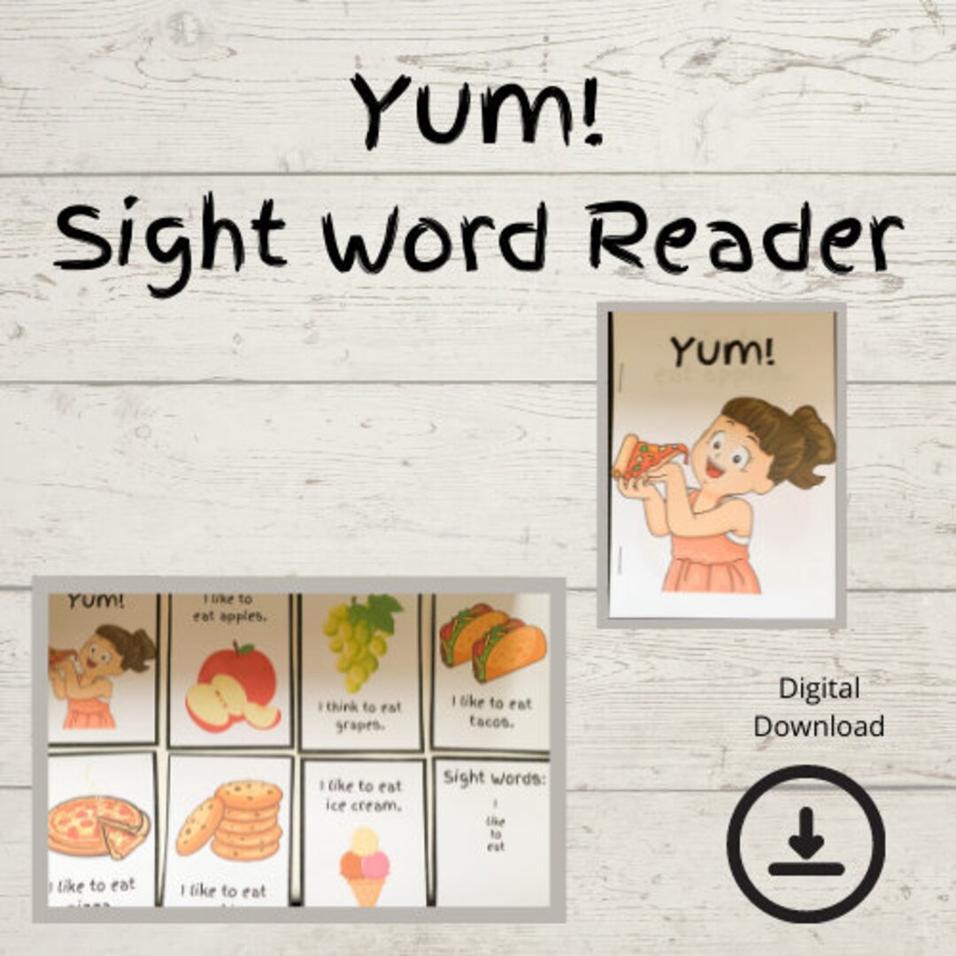 Homeschool Printables | I Go Sight Word Reader | Digital Download ...