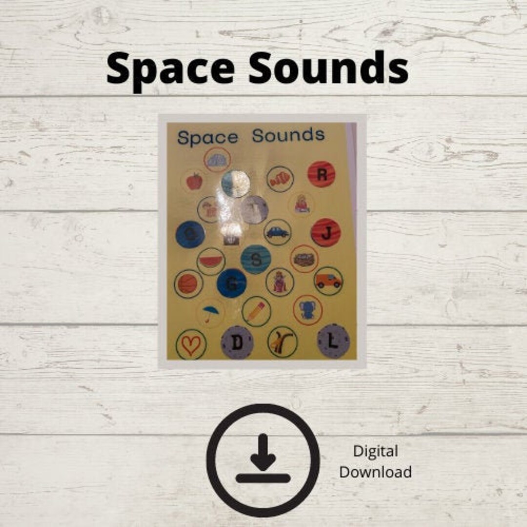 Homeschool Printables | Space Sounds| Space Thematic Unit | Digital ...