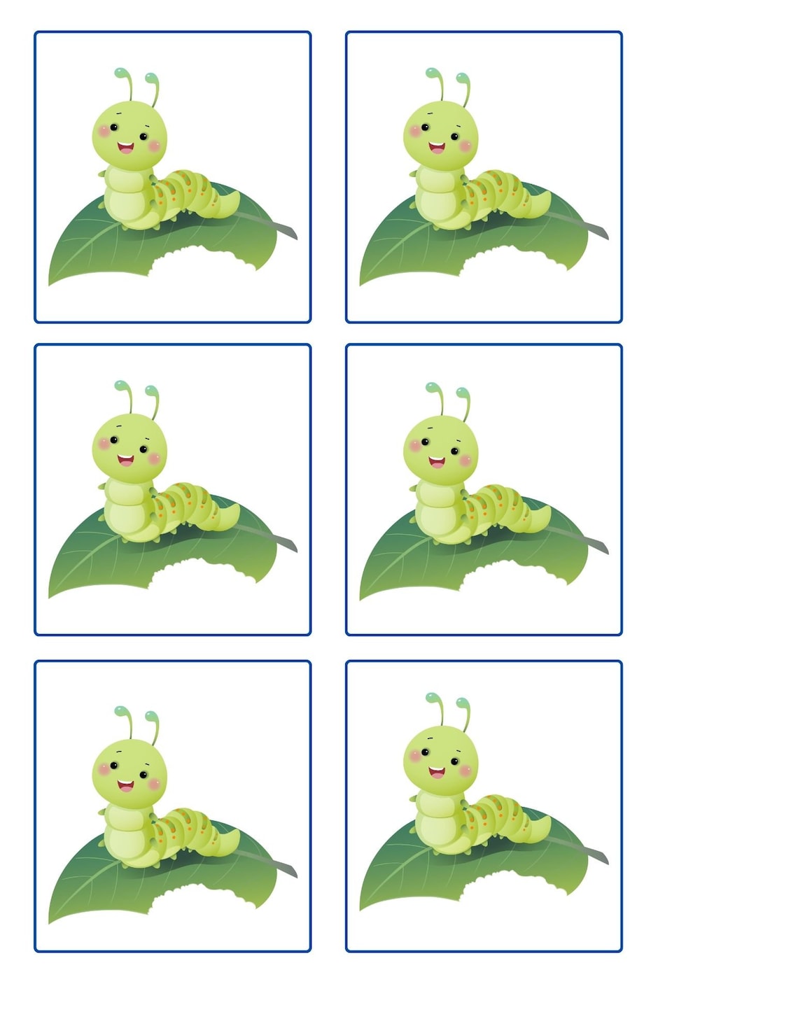 Ten Wriggly Wiggly Caterpillars | Homeschool Printable | Circle Time ...