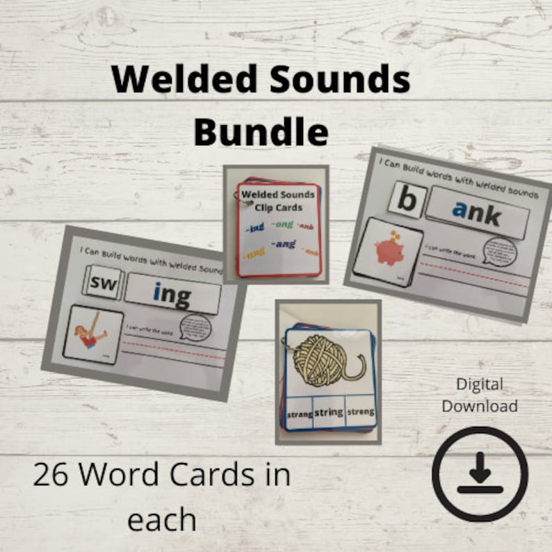 Homeschool Printables | Welded Sound Bundles | Phonics Activity ...