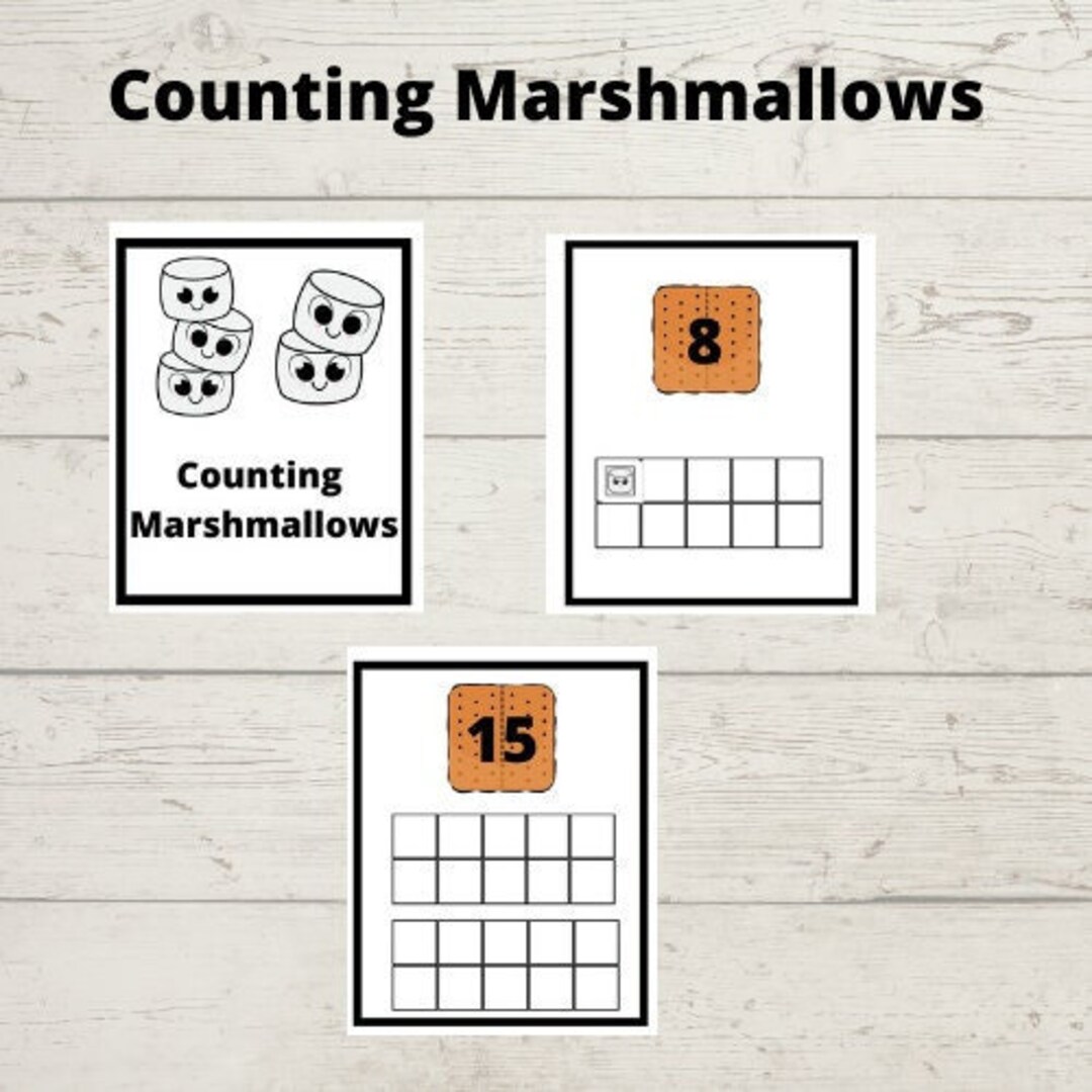 Homeschool Printables | S'more Themed | Counting to 20 | Task Box ...