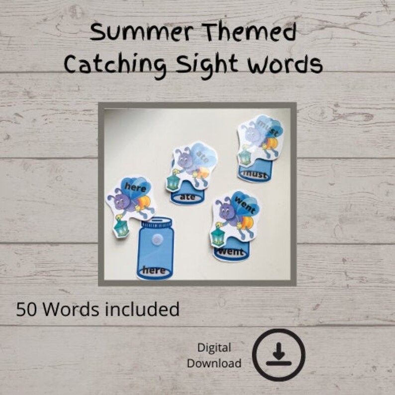 Homeschool Printables | Catching Sight Words | Summer Learning ...