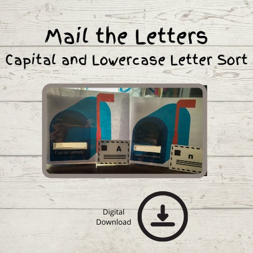 Community Helpers Mail the Letters Capital and Lowercase Letters Sort ...