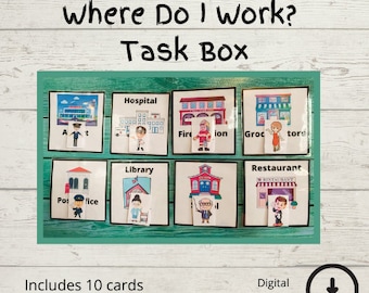 Community Helpers Flash Cards - Etsy