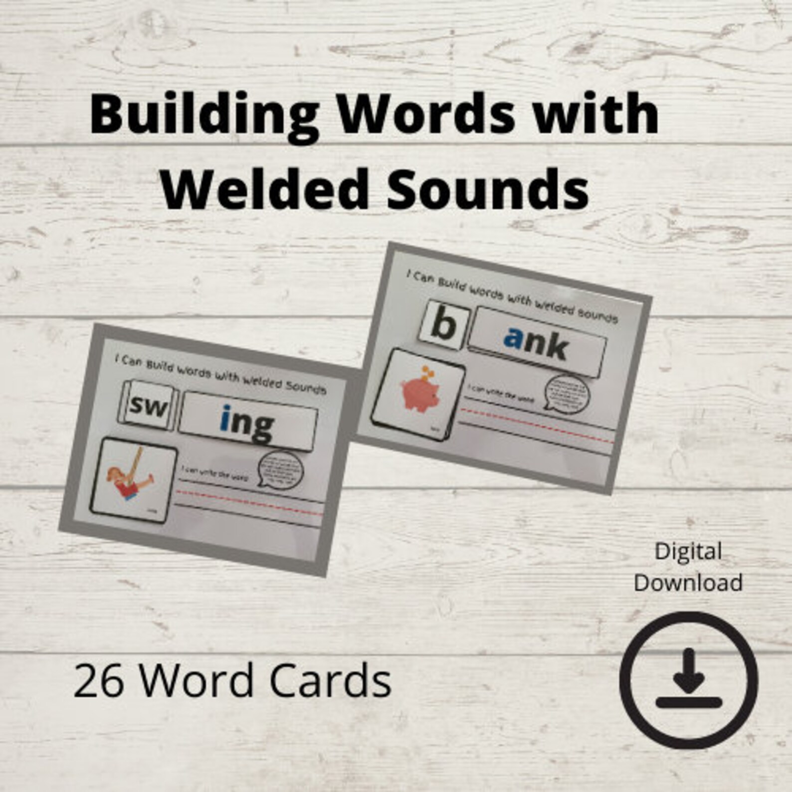 Homeschool Printables | Building Words With Welded Sounds ...