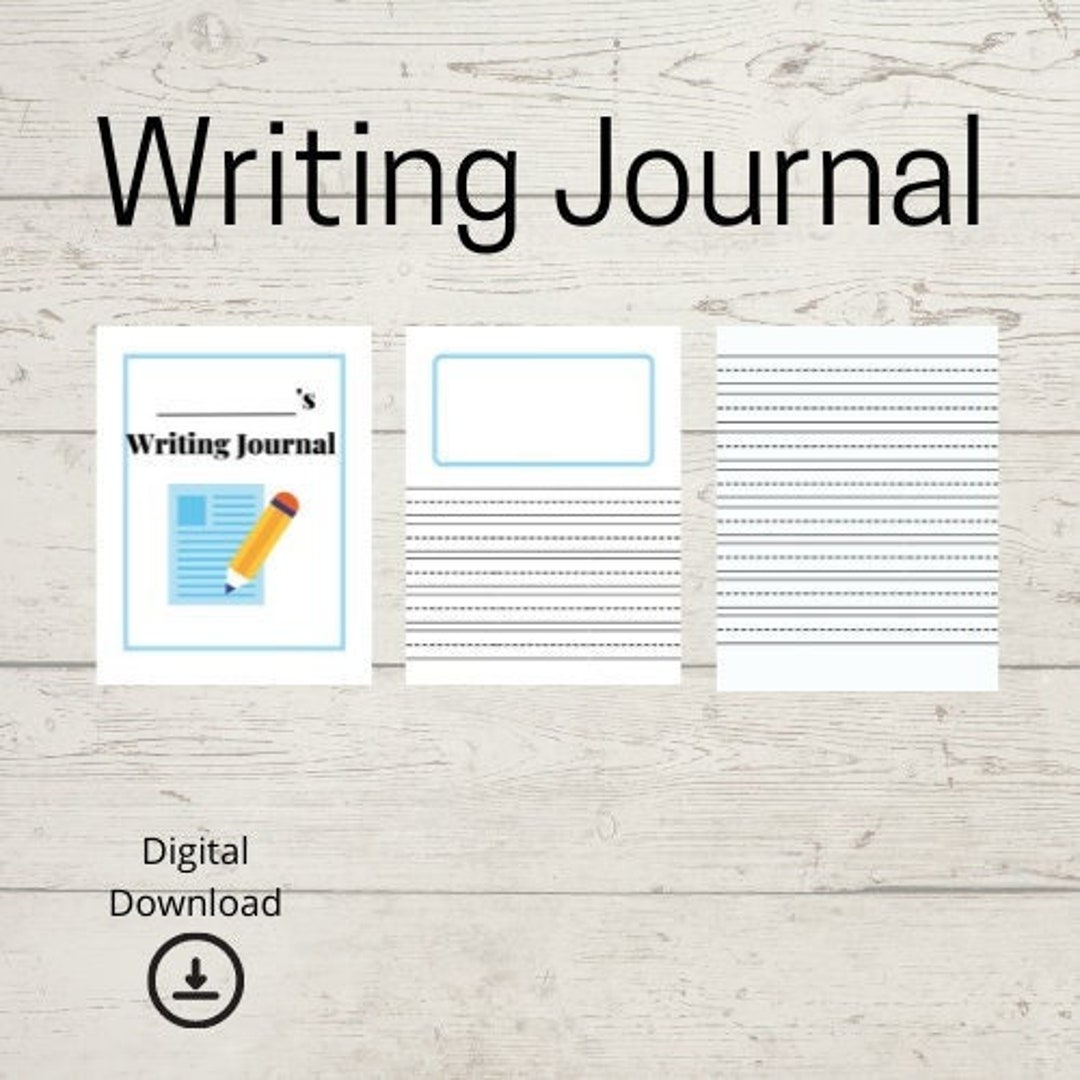Learning Printable | Writing Journal | Homeschool Printable ...