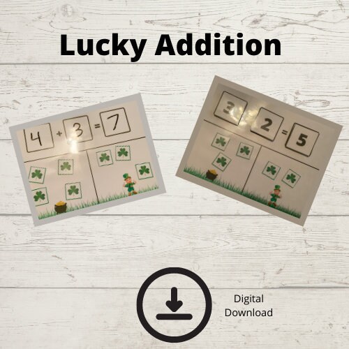 Homeschool Printables | Lucky Addition | St. Patrick's Themed Learning ...