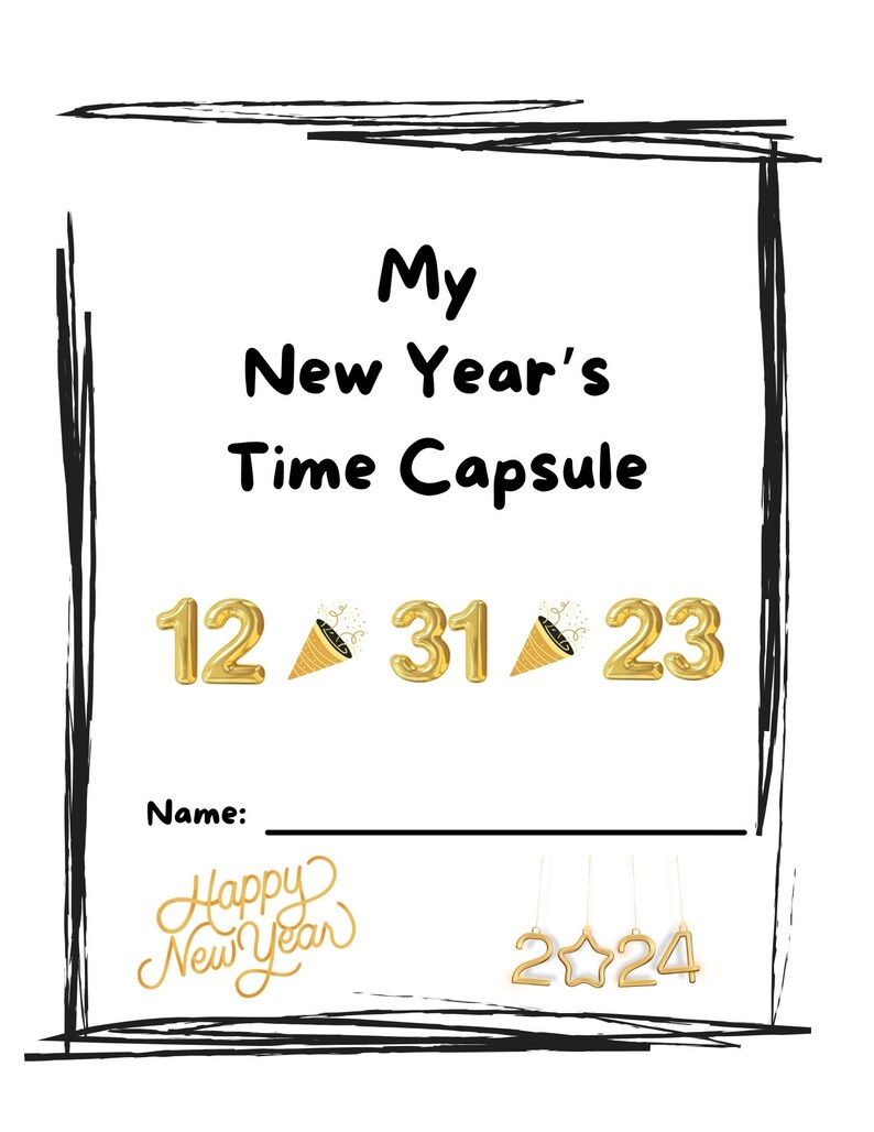 Learning Printable| 12-31-23 | Homeschool Printable | New Year Time ...