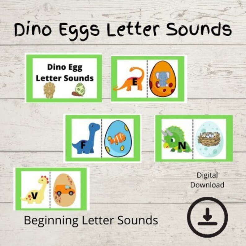 Homeschool Printables | Preschool-toddler Learning | Dinosaur Themed ...