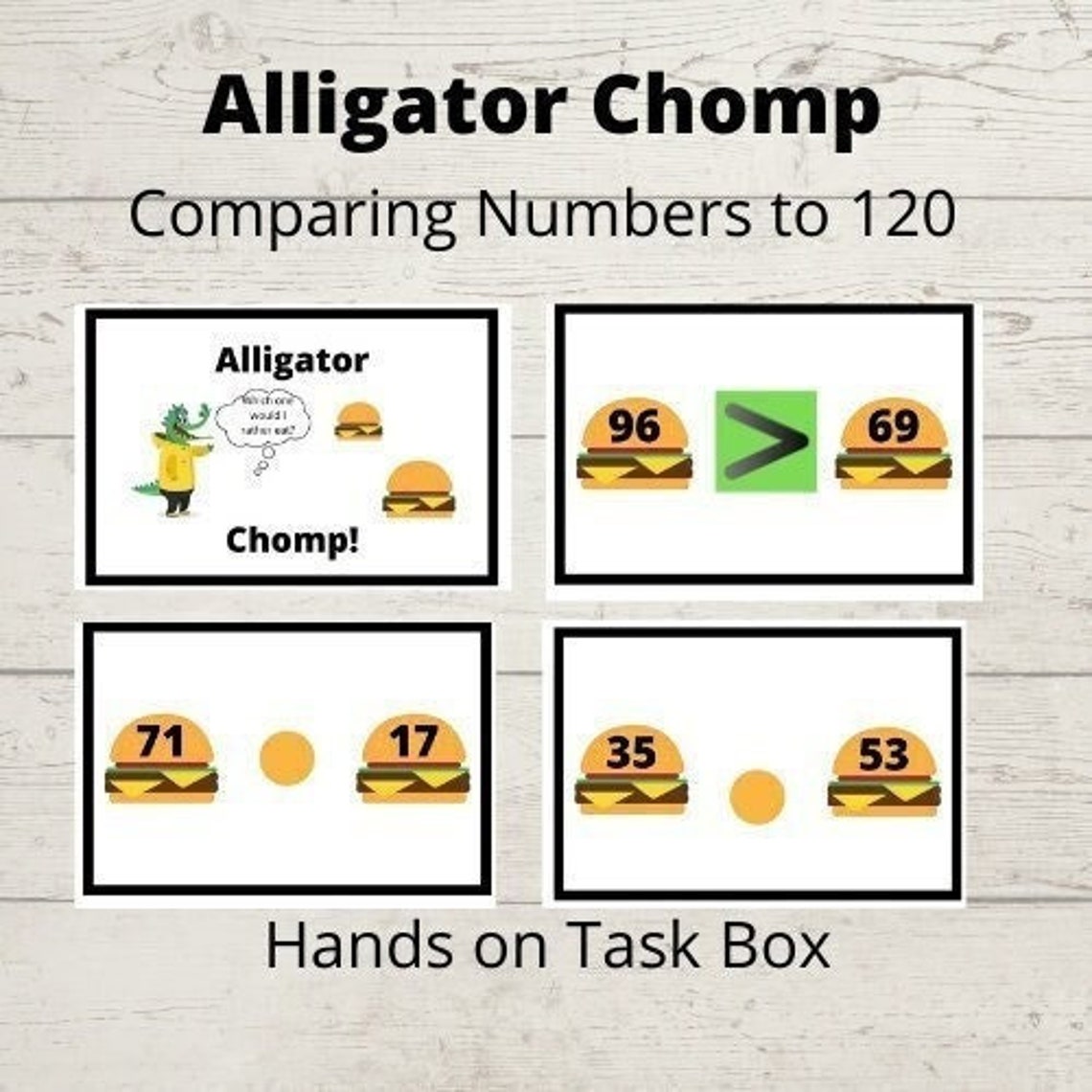 Homeschool Printables | Comparing Numbers Hands-on Learning Activity ...