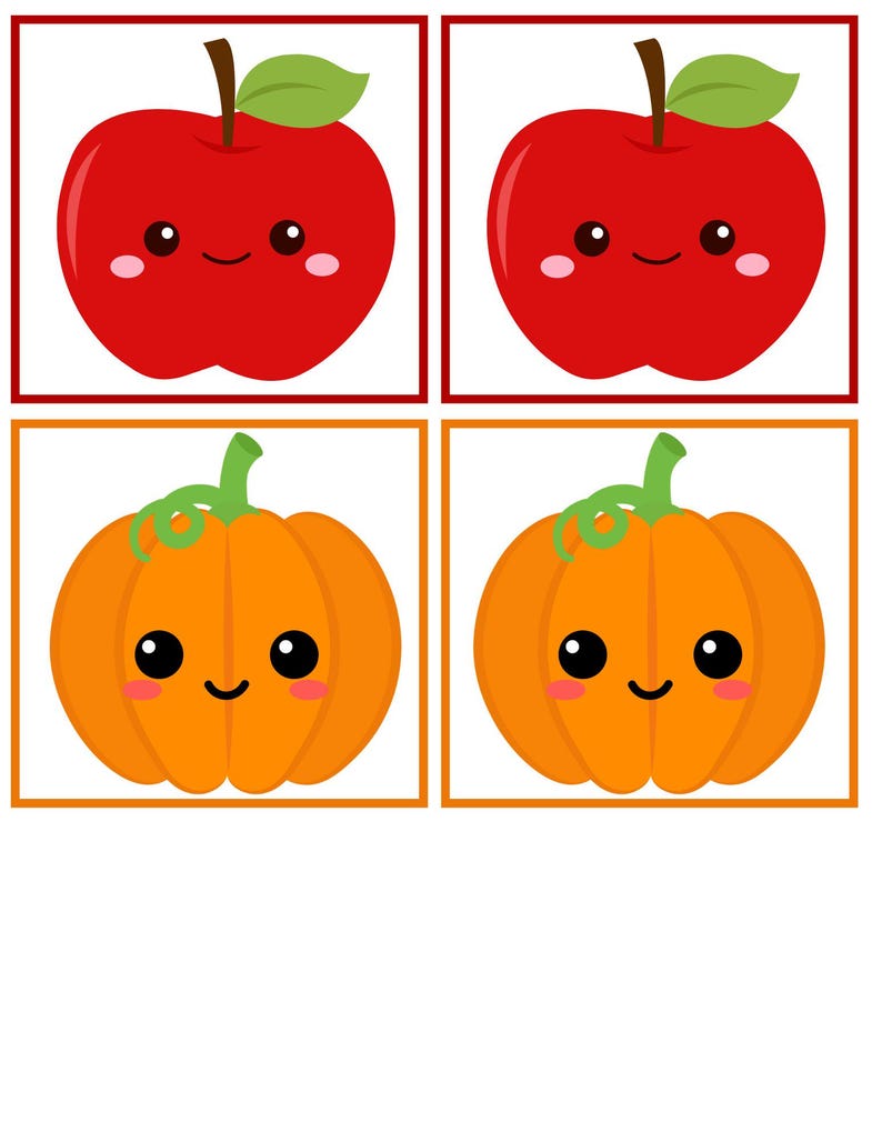 Apple Vs. Pumpkin | Homeschool Printable | Circle Time |story Activity ...
