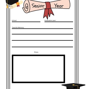 Learning Printable | School Memory Book | K-12 Memories | Homeschool ...