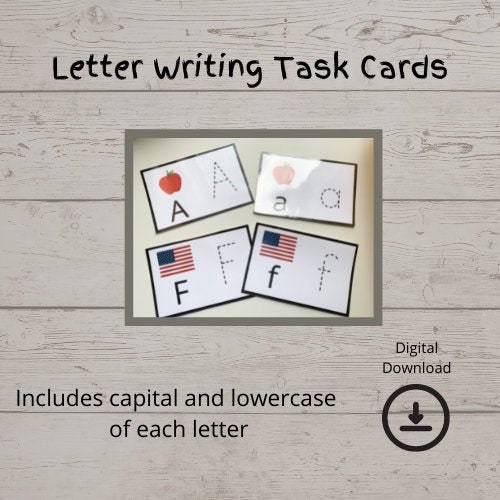 Homeschool Printables | Letter Writing Task Cards | Digital Download ...