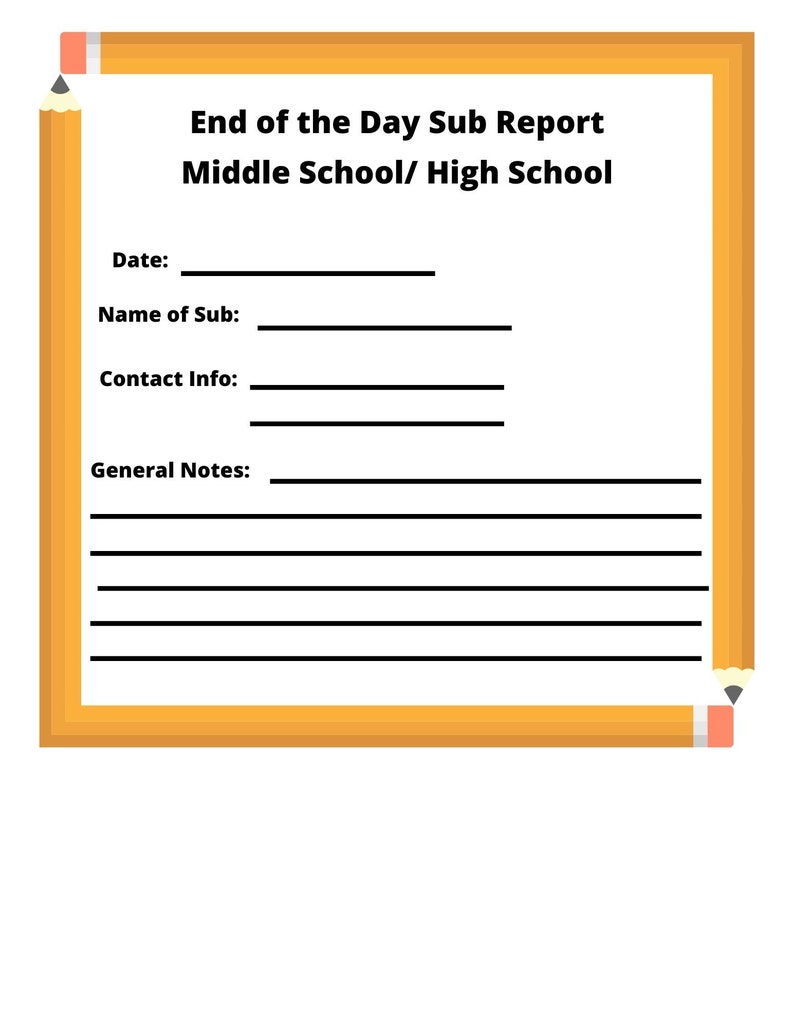 Substitute Teacher End Of The Day Report Middle And High School Digital substitute-teacher-end-of-the-day-report-middle-and-high-school-digital