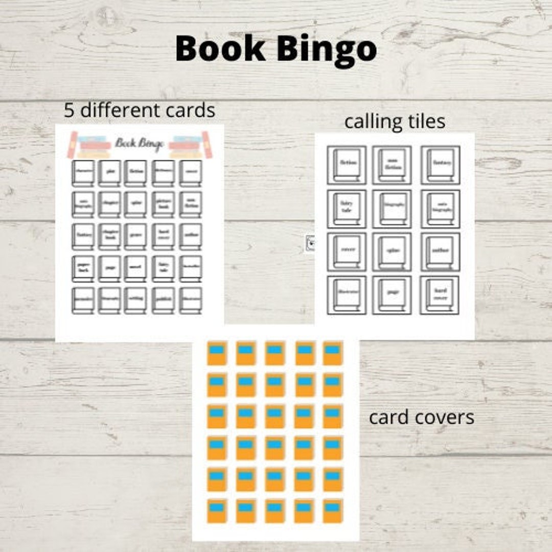 Homeschool Printables | Book Bingo | Book Vocabulary | Learning Games ...