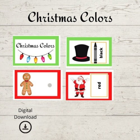 Homeschool Printables Preschool-toddler Learning Christmas - Etsy