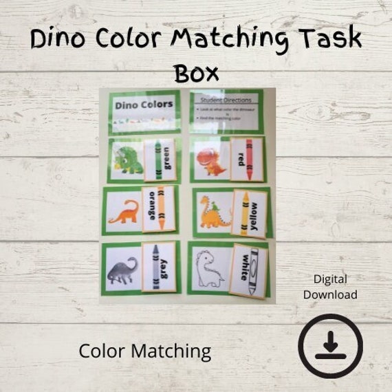 Toys Learning & School Preschool Preschool-Toddler Learning Dino Color ...