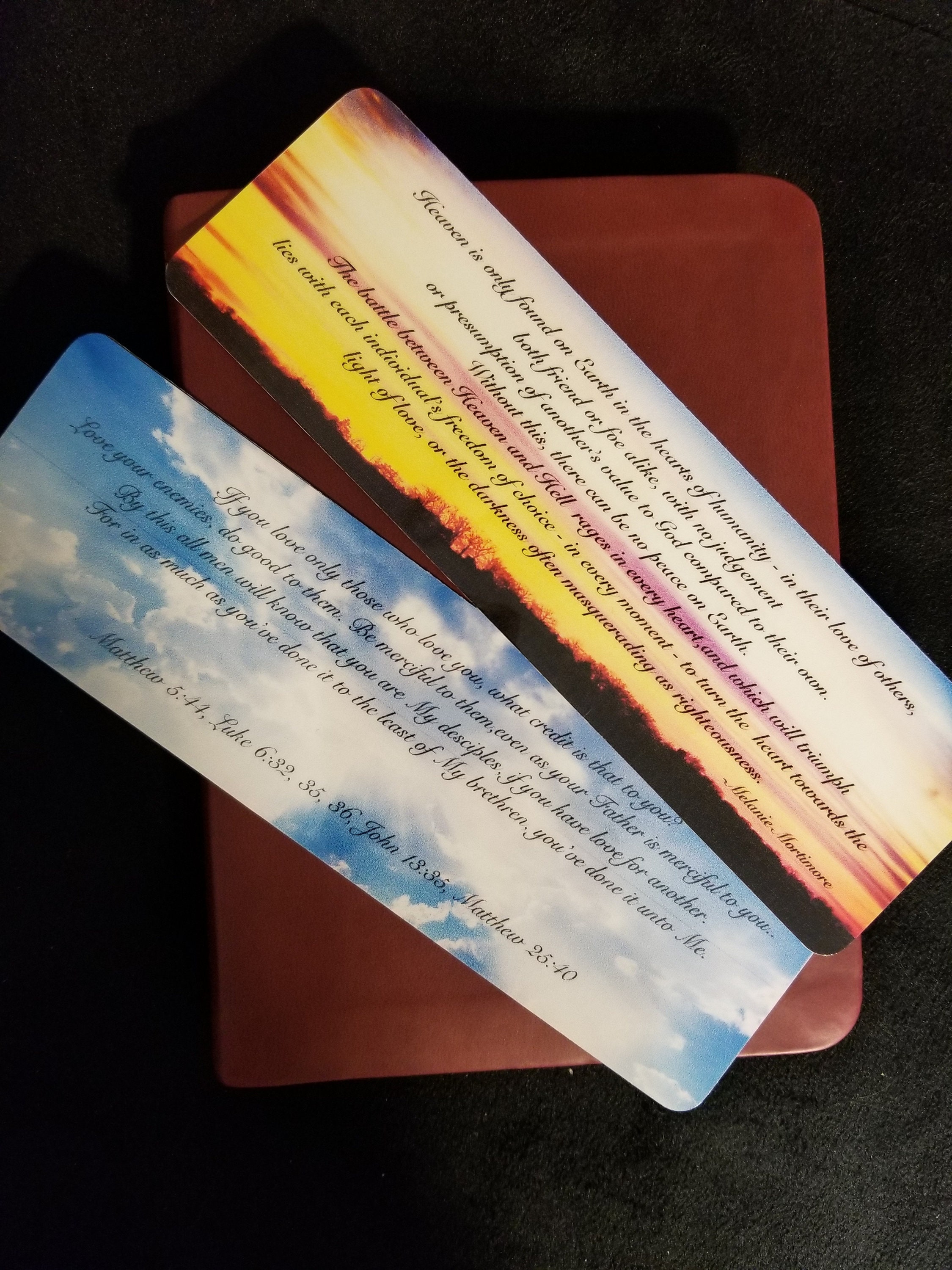 Sunset Bookmarks | Etsy