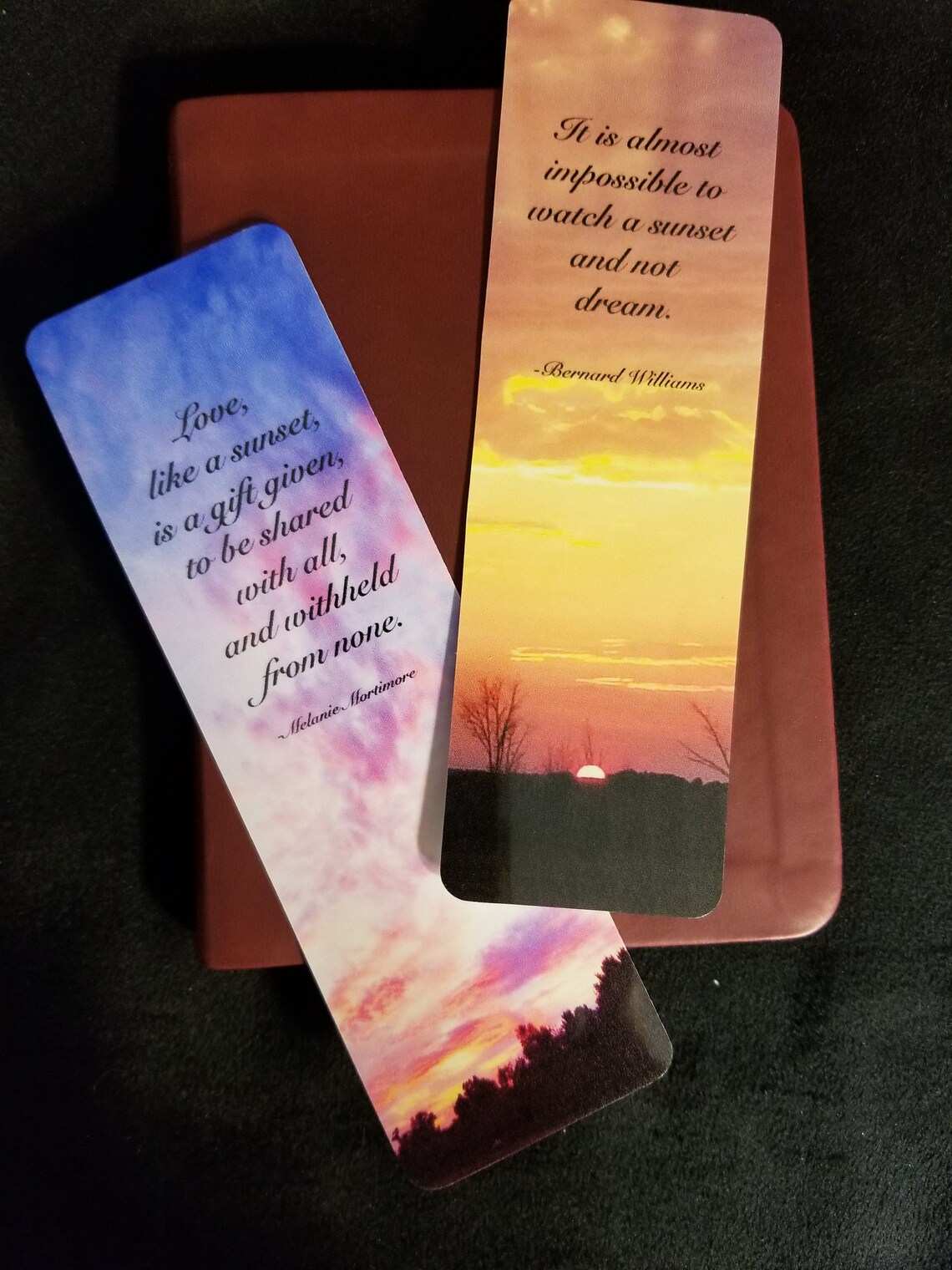 Sunset Bookmarks - Etsy
