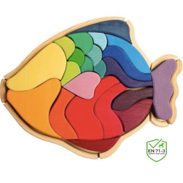 Wood Fish Puzzle - Etsy