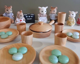 Wooden Play Plates - Etsy