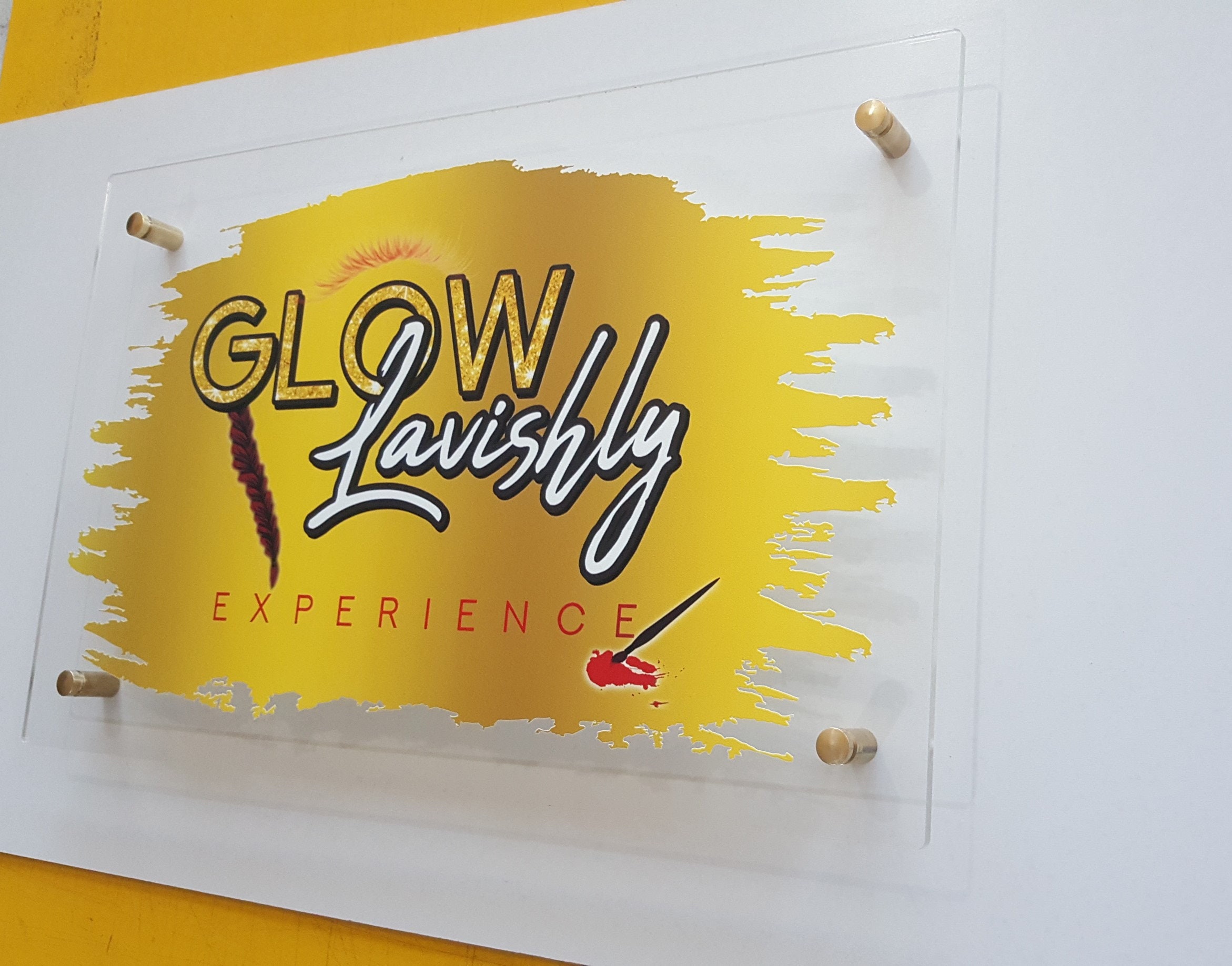 Custom Acrylic Business Logo Sign Personalied Name Sign Logo | Etsy