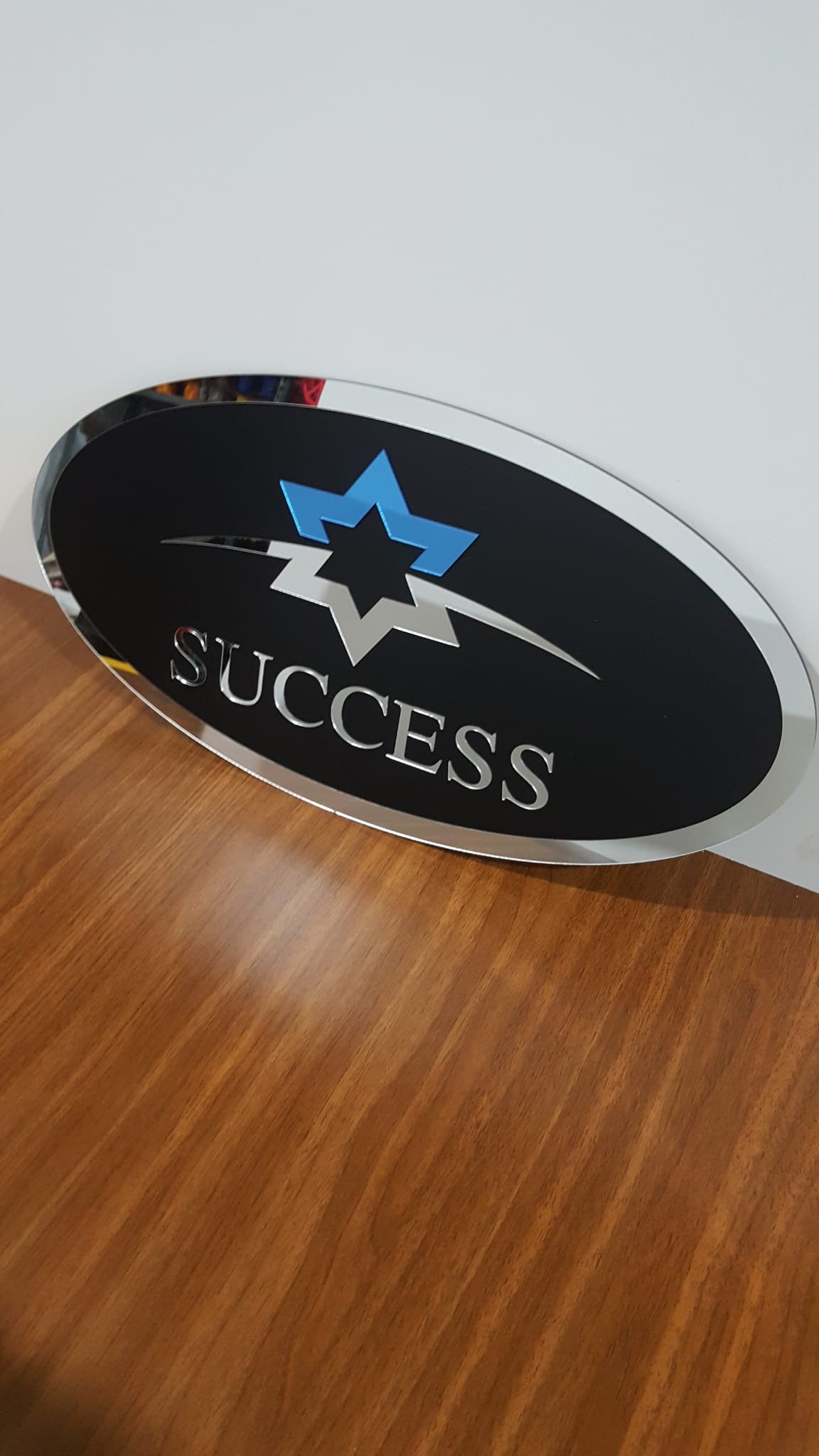 Mirror Logo Sign Acrylic Custom Logo Decoration Office Door - Etsy