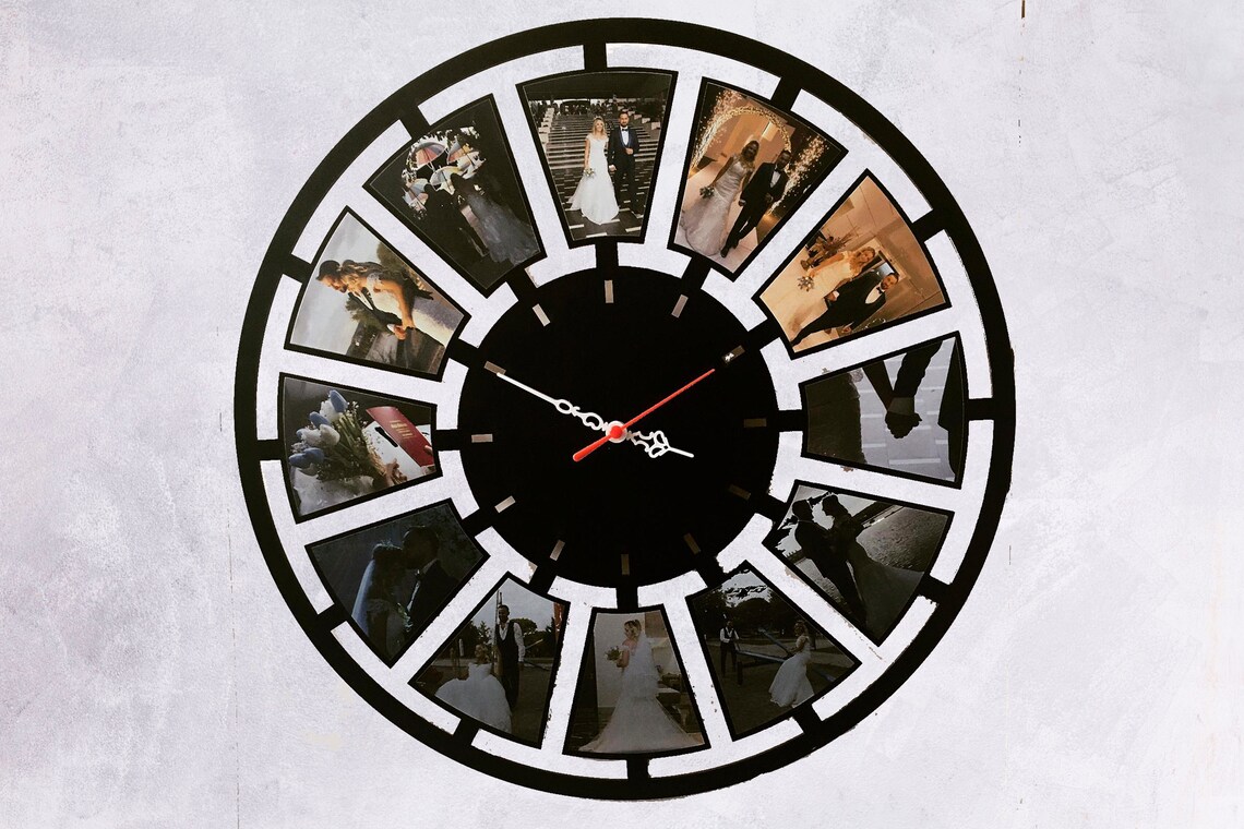 Personalized Wall Clock With Picture - Etsy