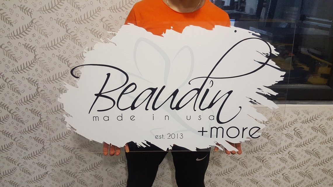 Custom Acrylic Business Logo Sign Personalied Name Sign Logo - Etsy