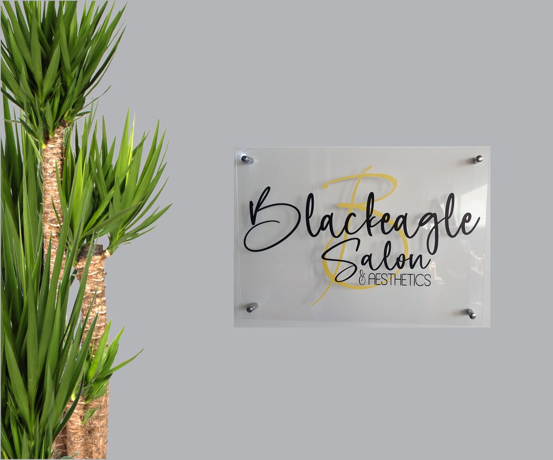 Custom Acrylic Business Logo Sign Personalied Name Sign Logo - Etsy