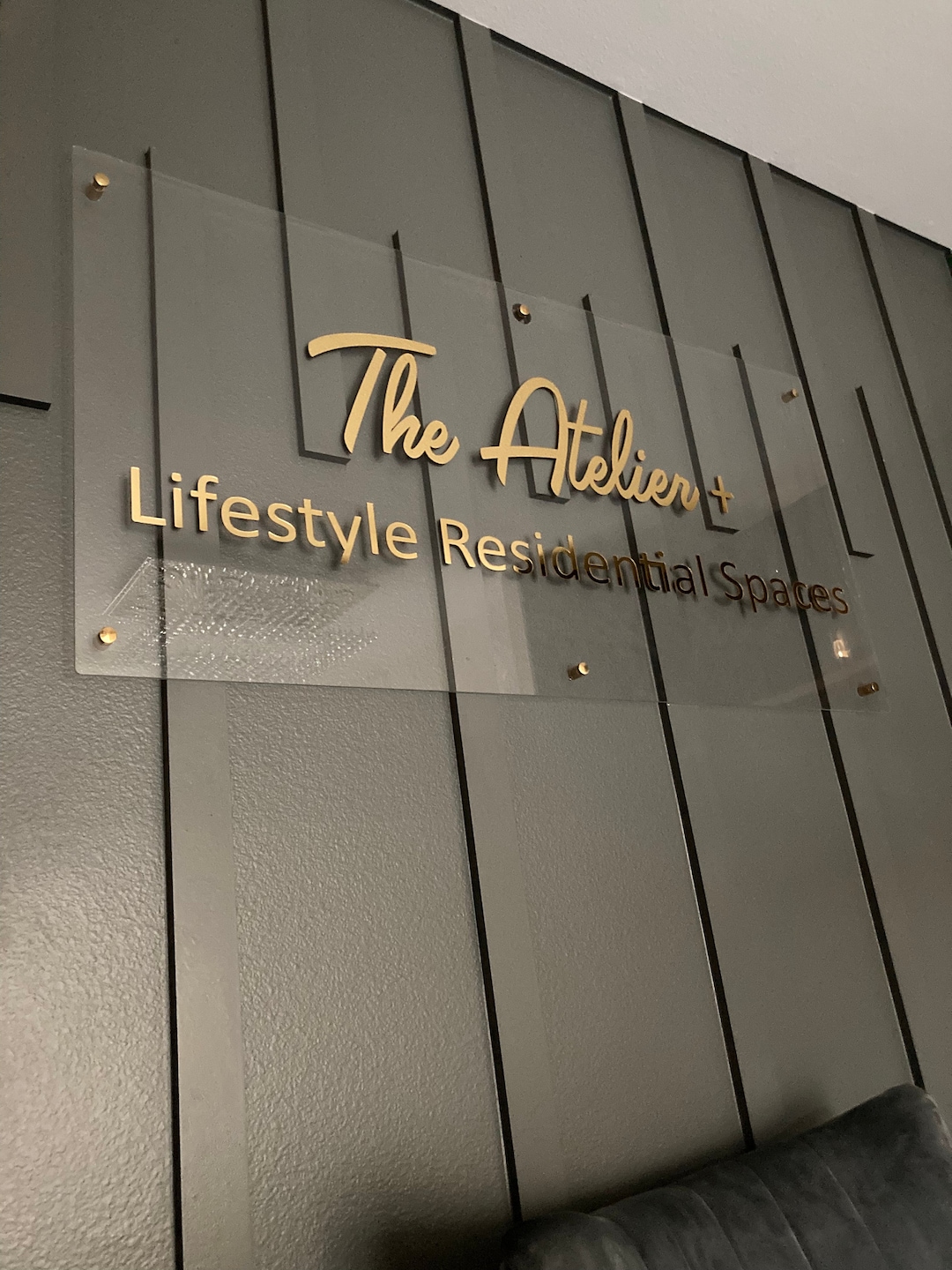 Custom Laser Cut Mirror Acrylic Logo Sign on Acrylic With Stand Offs - Etsy