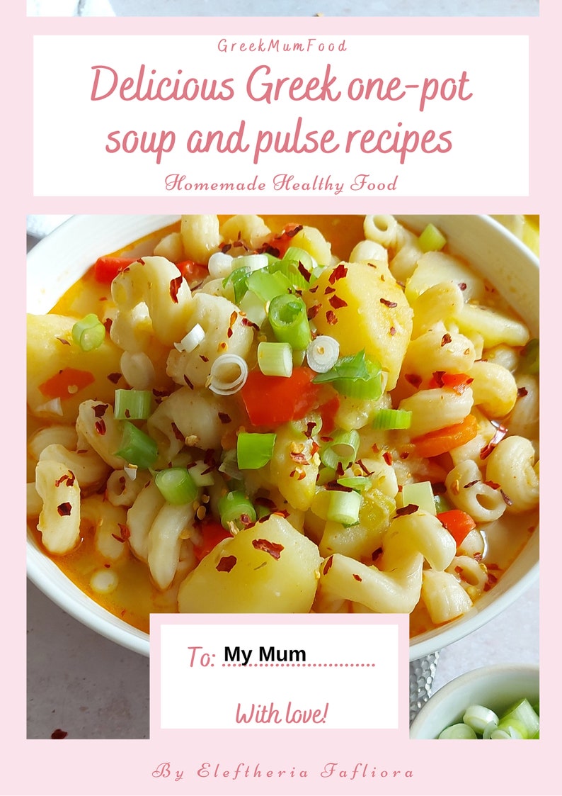 Digital Cookbook 'delicious Greek One-pot Soup and Pulse Recipes ...