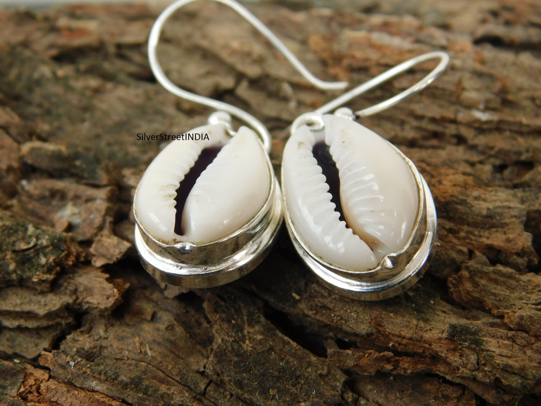 Natural Cowrie Shells Earring Money Cowrie Shell Earrings - Etsy
