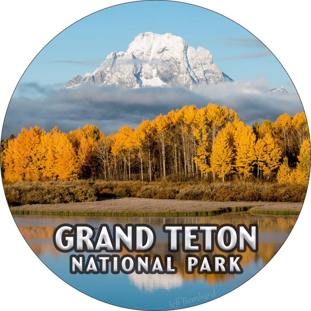 Fall Colors at Oxbow Bend Magnet Grand Teton National Park - Etsy